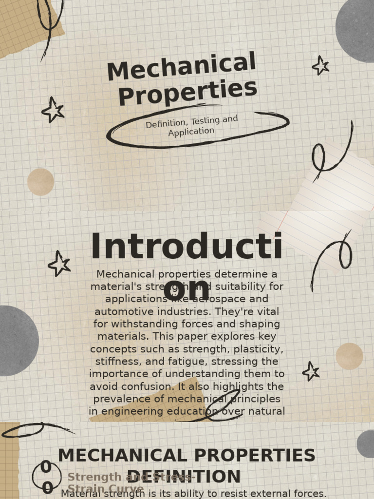 Mechanical Properties for Engineers | PDF | Strength Of Materials ...