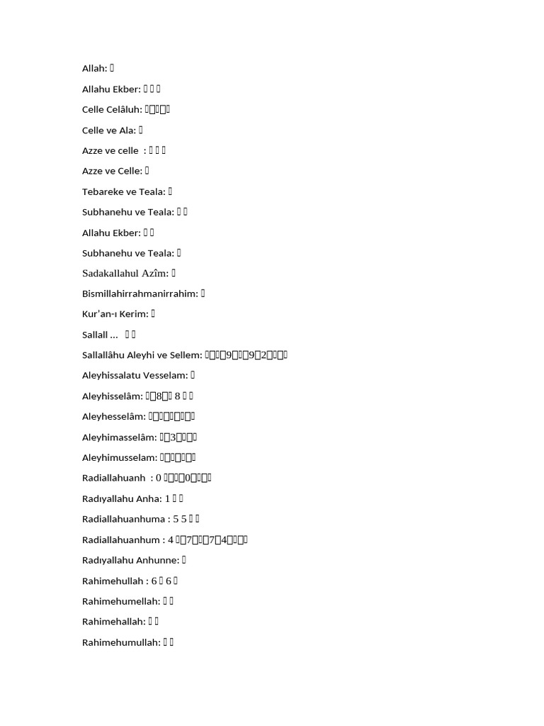 Tazim Ifadeler Simgesel | PDF