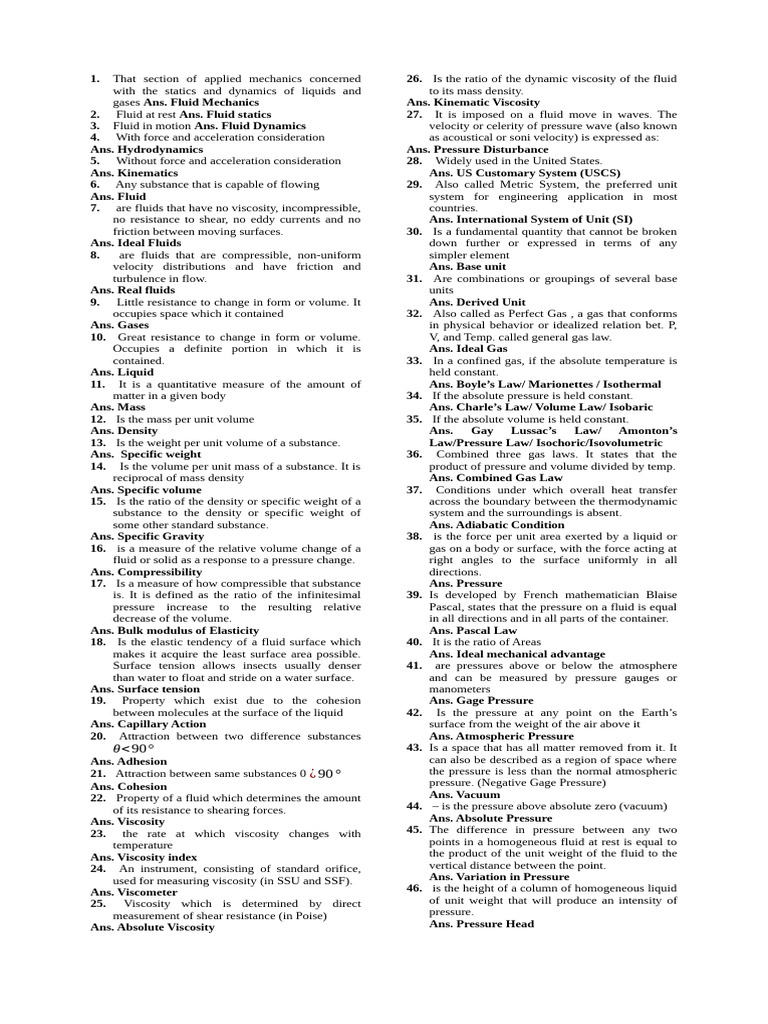 Fluid Elements 1 | PDF | Fluid Dynamics | Gases