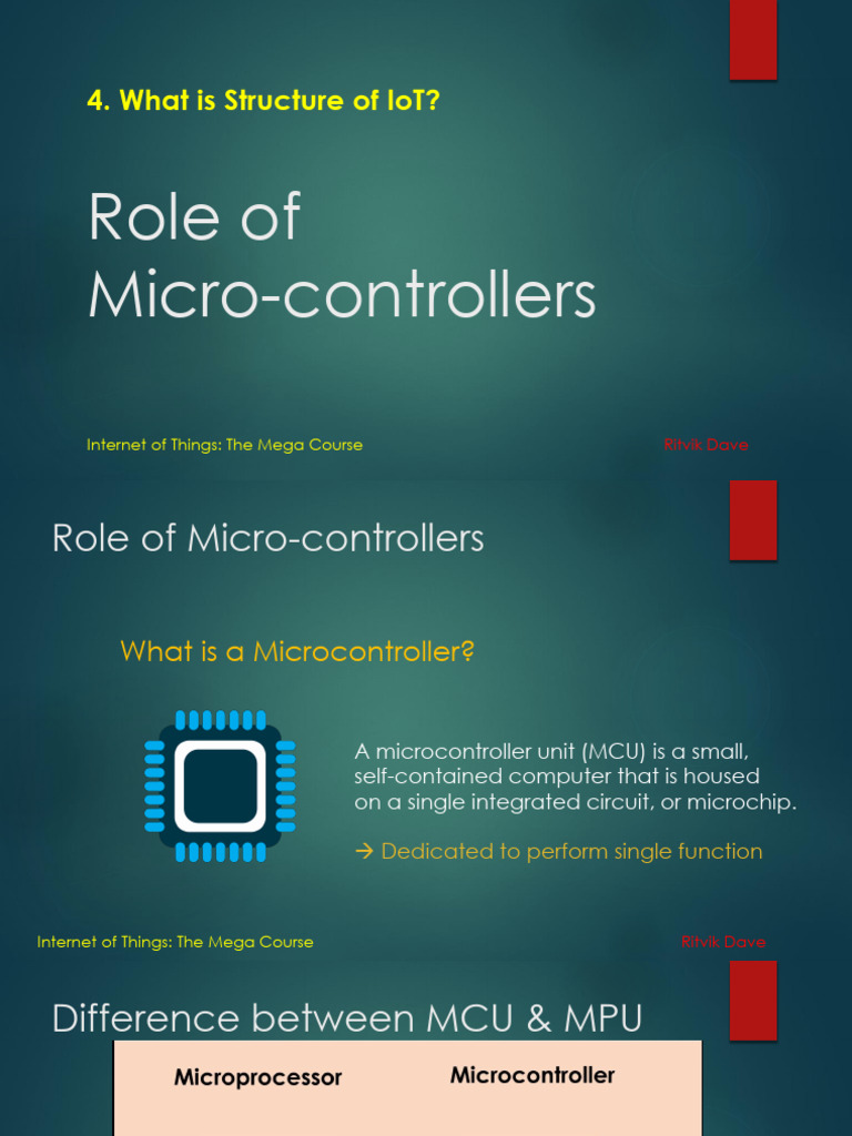 3.1 Role of Mcu | PDF | Technology & Engineering