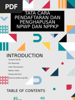 Formulir Permohonan Penghapusan NPWP | PDF
