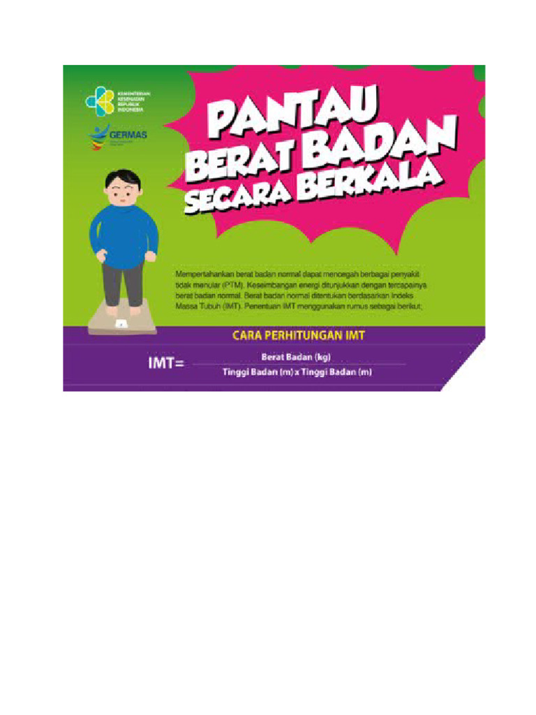Pantau Berat Badan Kemenkes | PDF