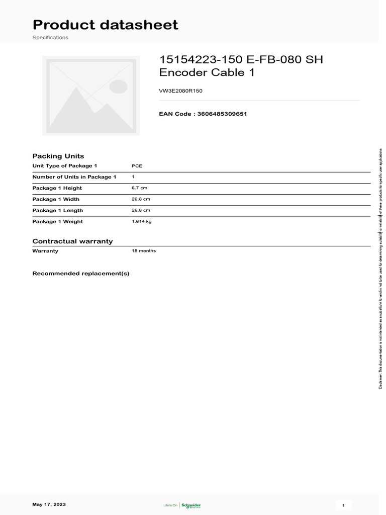 Lexium 62 ILM - VW3E2080R150 | PDF | Computers | Technology & Engineering