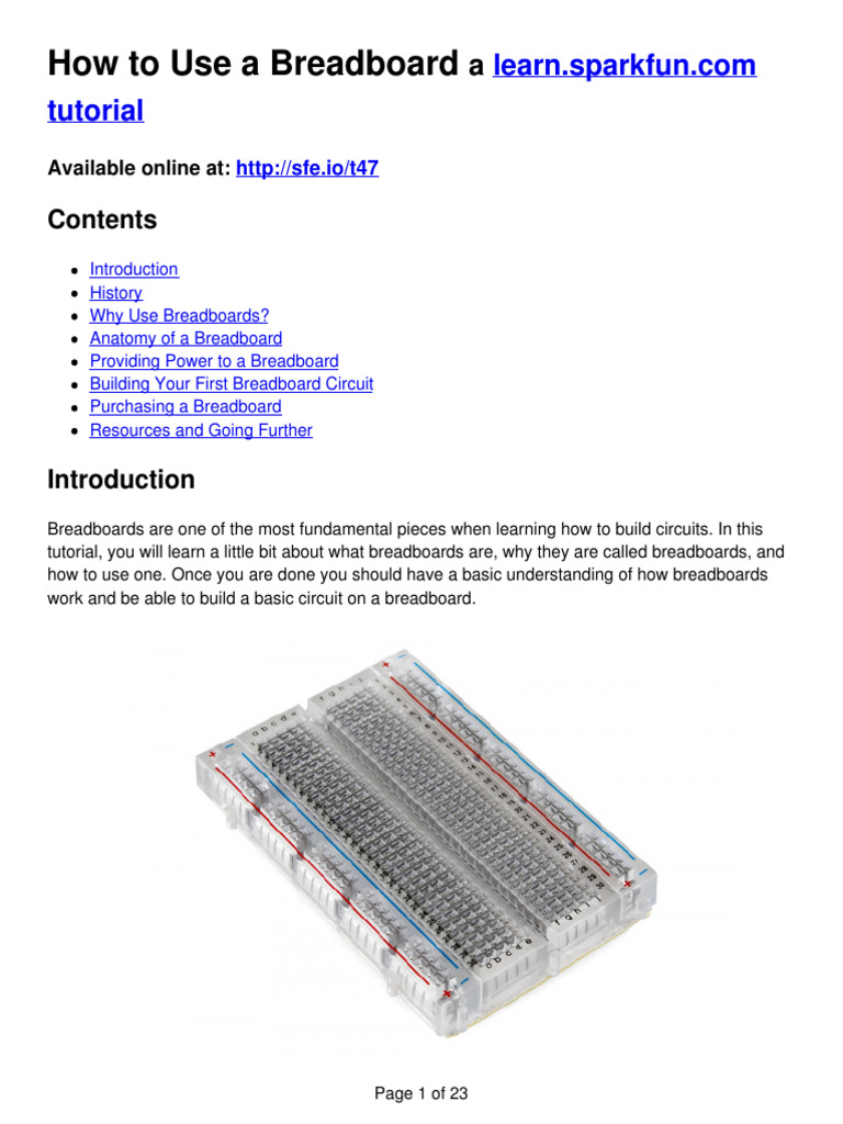4.2 How to use Breadboard | PDF | Electrical Connector | Power Supply