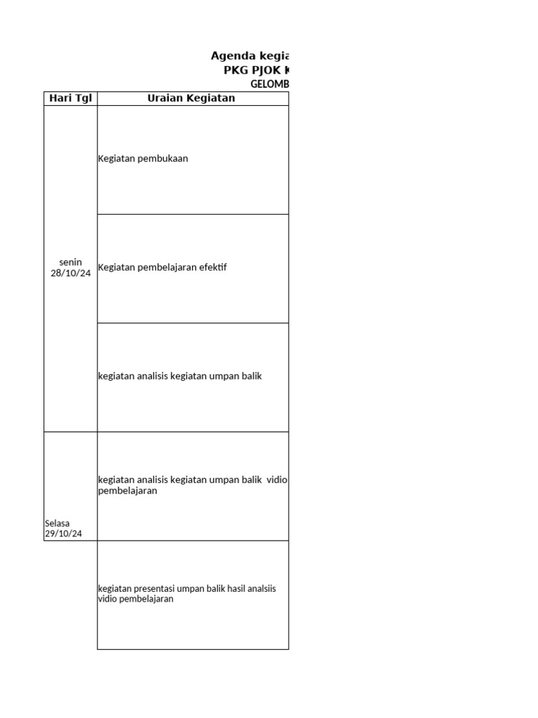 Dokumentasi Kegiatan Luring | PDF