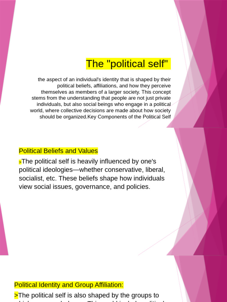 The Aspect of Political Self | PDF | Democracy | Political Ideologies
