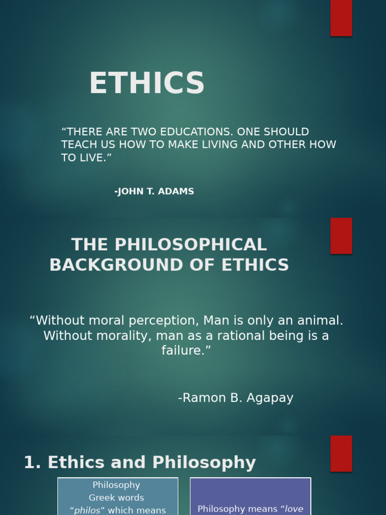 Ethics Pdf Morality Reason