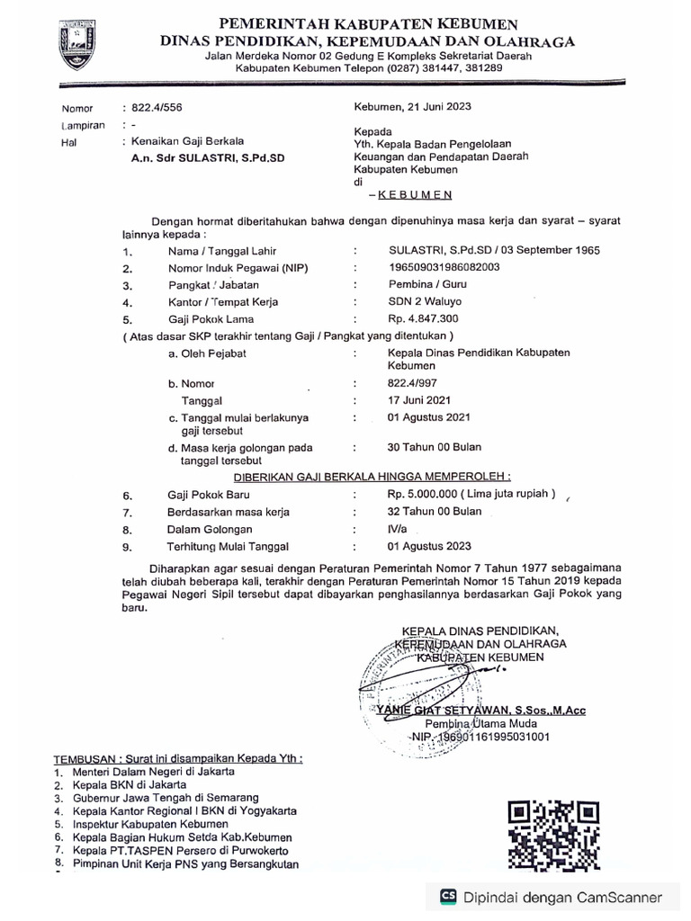 SKGB Sulastri 2023 | PDF