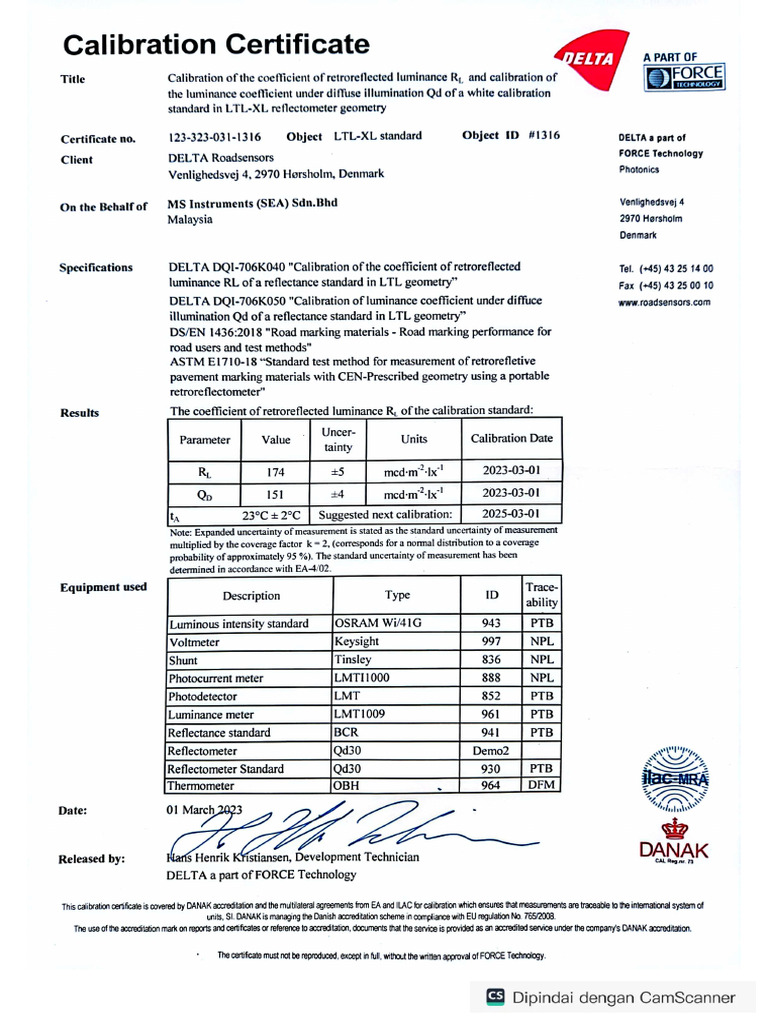 Kalibrasi Alat Retro Marka | PDF