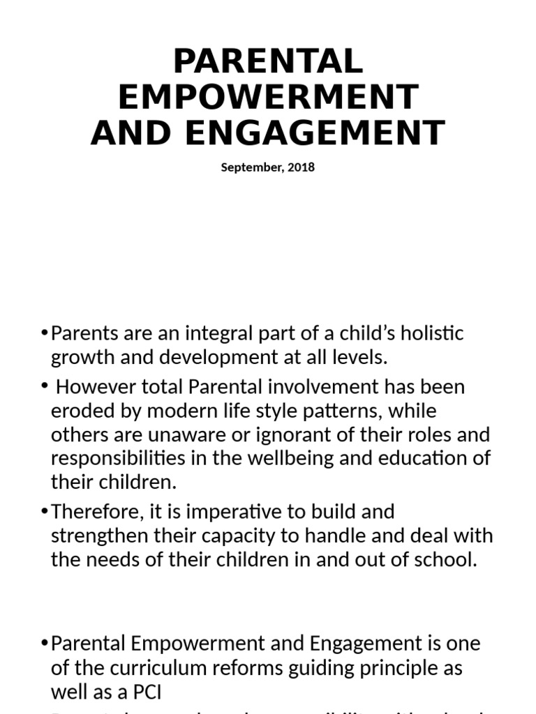 Empowering Parents for Child Success | PDF | Learning | Empowerment