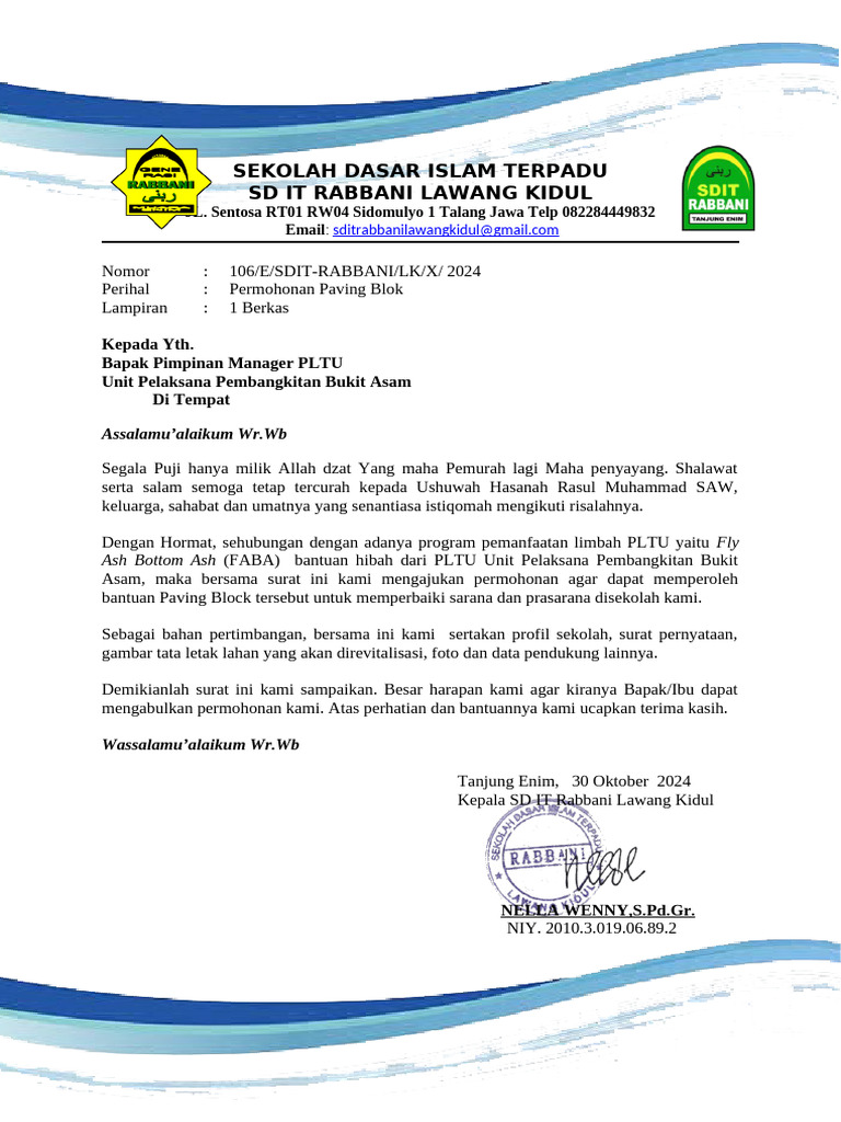 Surat Proposal | PDF