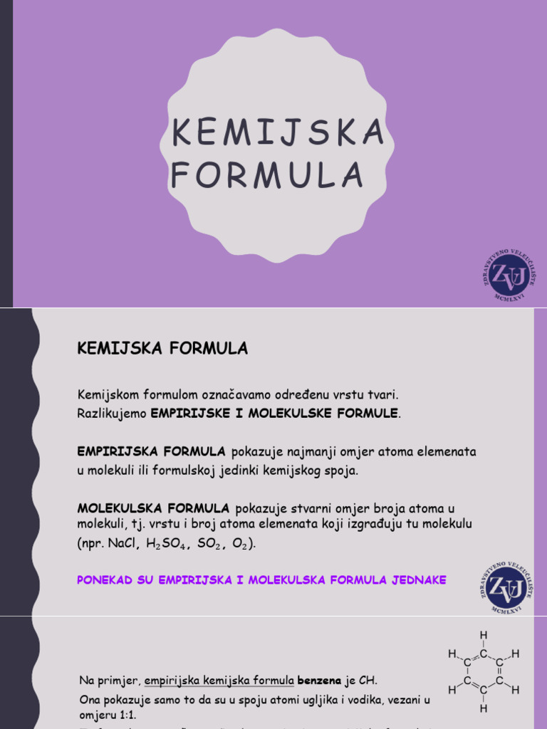 Kemijska Formula - 2024 - 24 | PDF