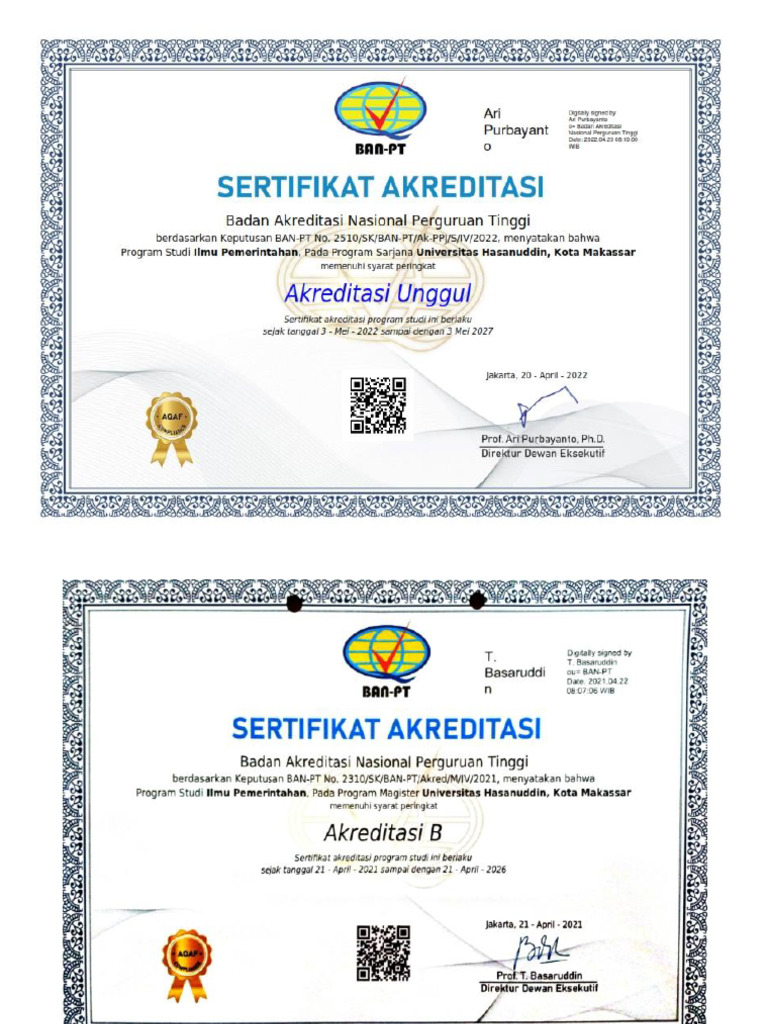 Fatur Akreditasi Kampus | PDF