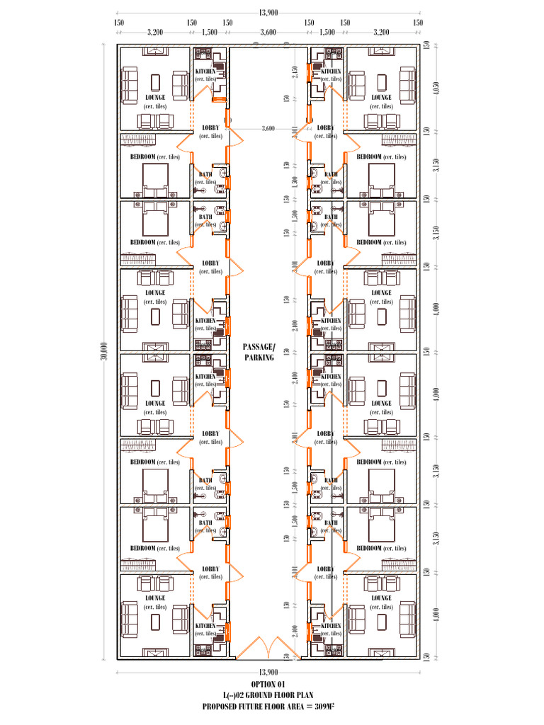 Option 01 Maili Nne One Bed Units | PDF | Interior Design | Home