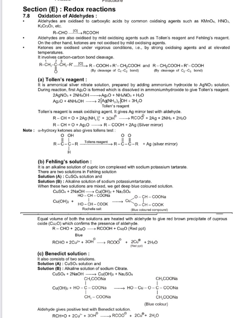 Redox Reaction - Live Slide - Vikas Sir - 20 Nov 2024 | PDF