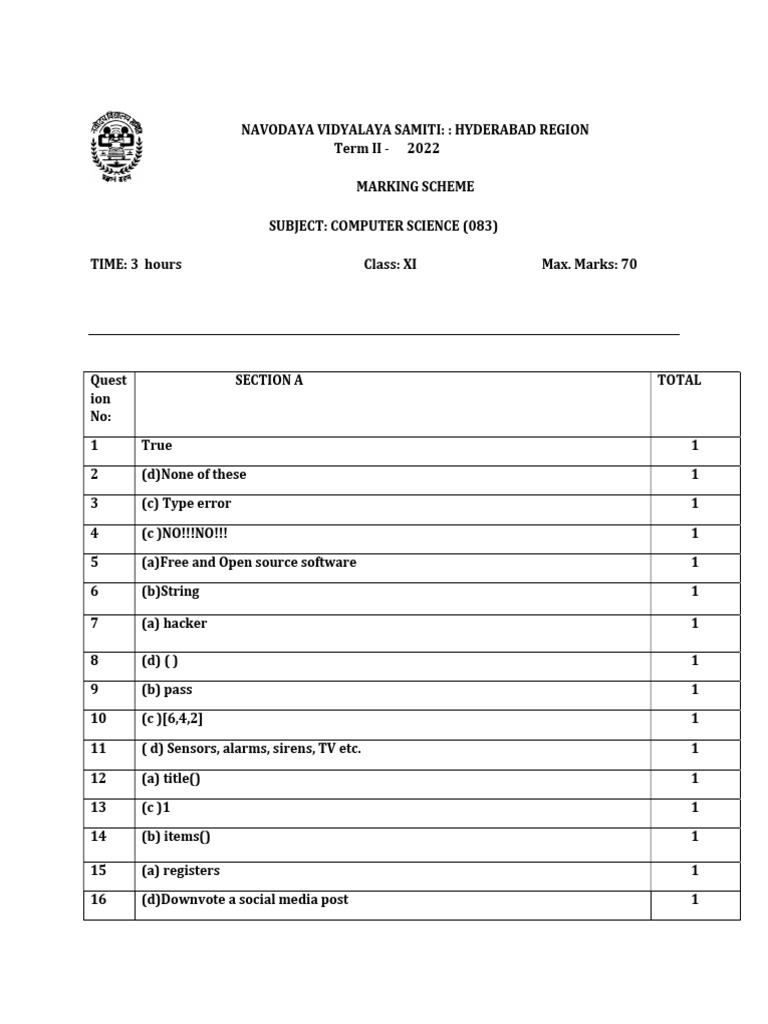 Term 2 Xi Cs Ms Set 1 Pdf Intellectual Property Central 9132