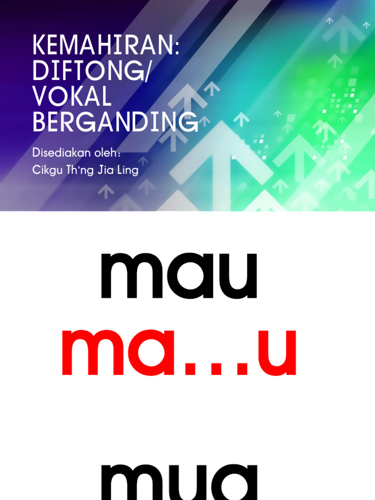 Diftong Vokal Berganding | PDF