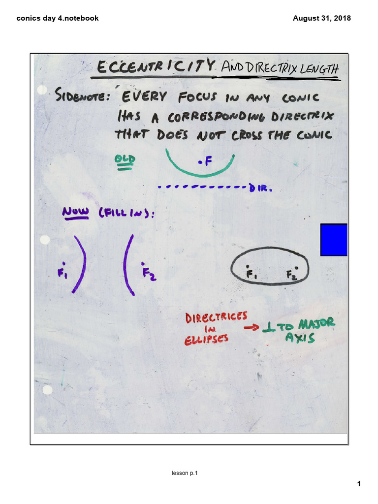 Conics Day 4 | PDF | Home & Garden