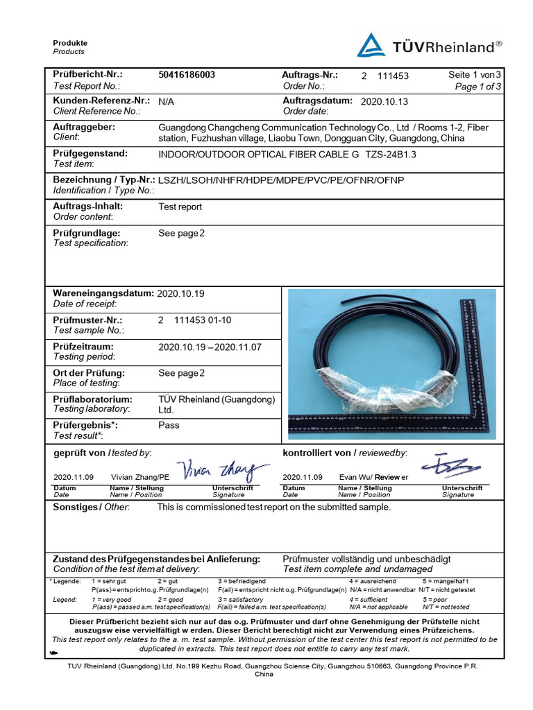 1 - IEC Test Report - TUV | PDF | Combustion | Smoke
