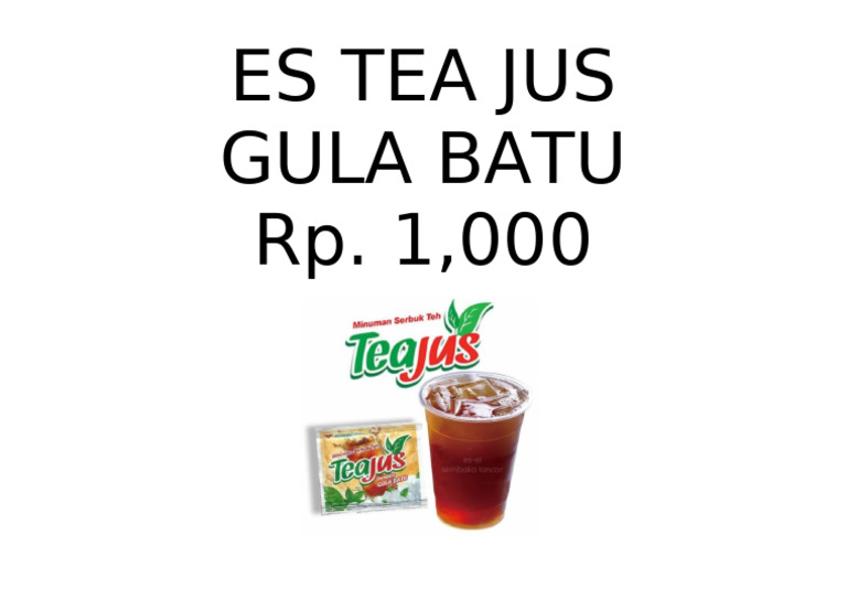 Es Tea Jus | PDF