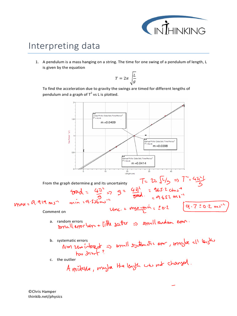 1.4 Interpretting-Data Solution | PDF | Science & Mathematics