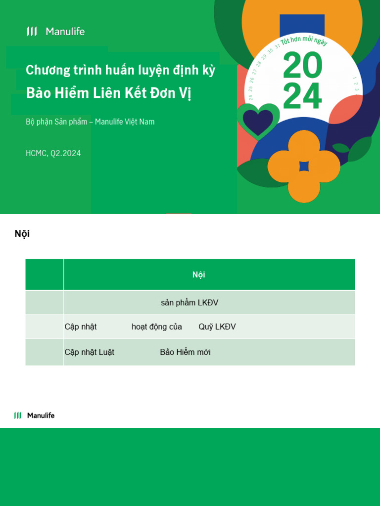 ILP Quý 2 Năm 2024 | PDF