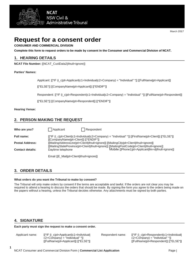CCD Form Consent Orders | PDF | Justice | Crime & Violence