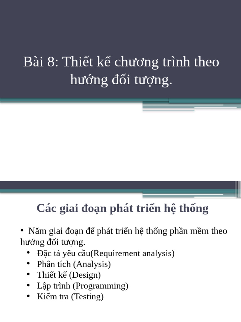 Bai8 ThietKeHuongDT | PDF
