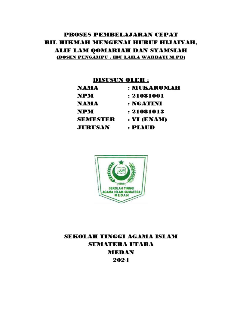 Alif Lam Qomariah Dan Syamsiah | PDF