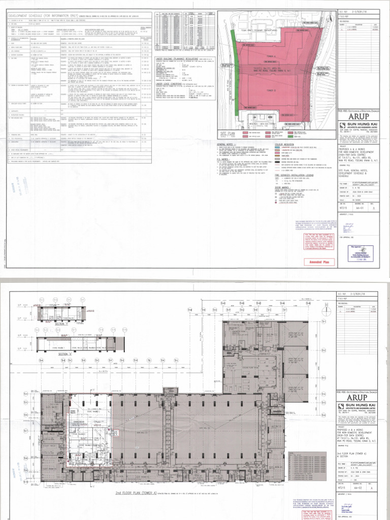 Record Plan of 2F of Tower | PDF