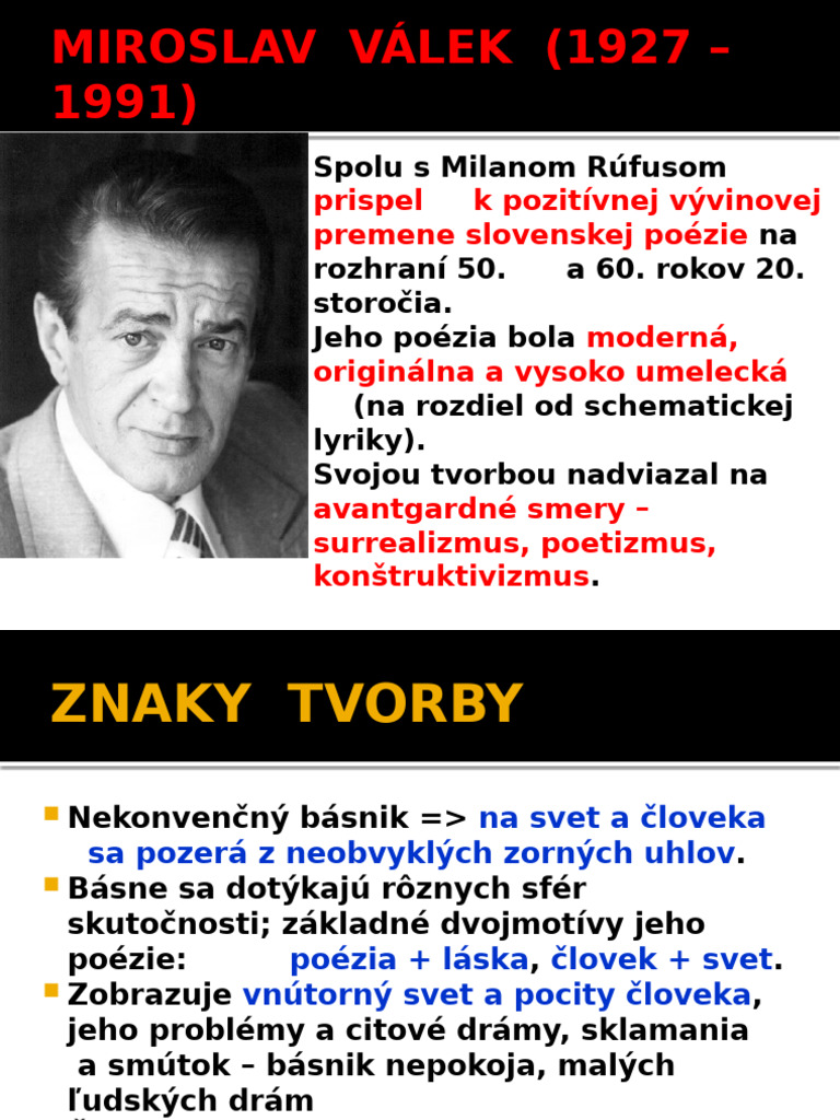 Miroslav Válek | PDF