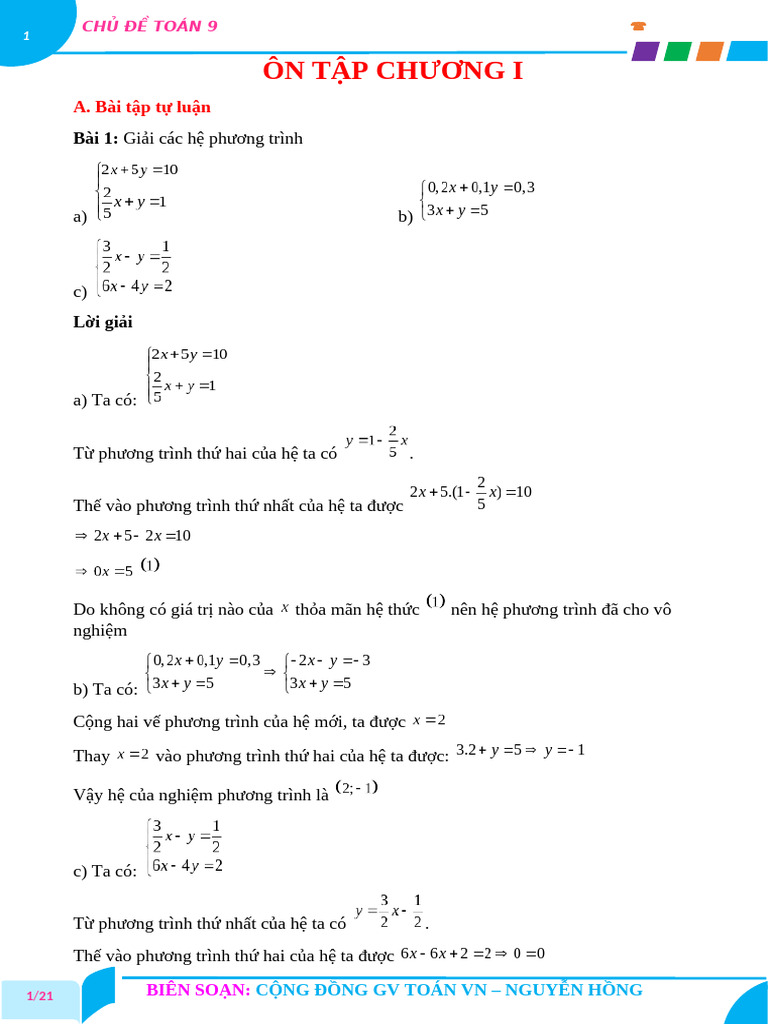 5 On Tap Chuong 1 | PDF