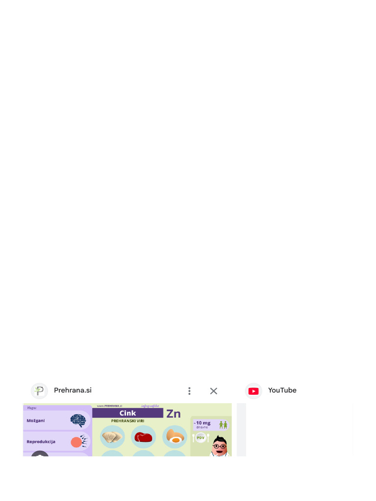 Prehrana - Si Cink - Google Search | PDF