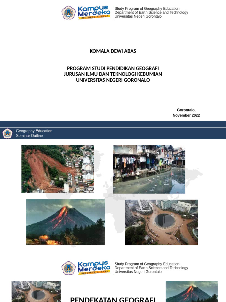 Pendekatan Geografi - Komala Dewi Abas | PDF | Sains & Matematika