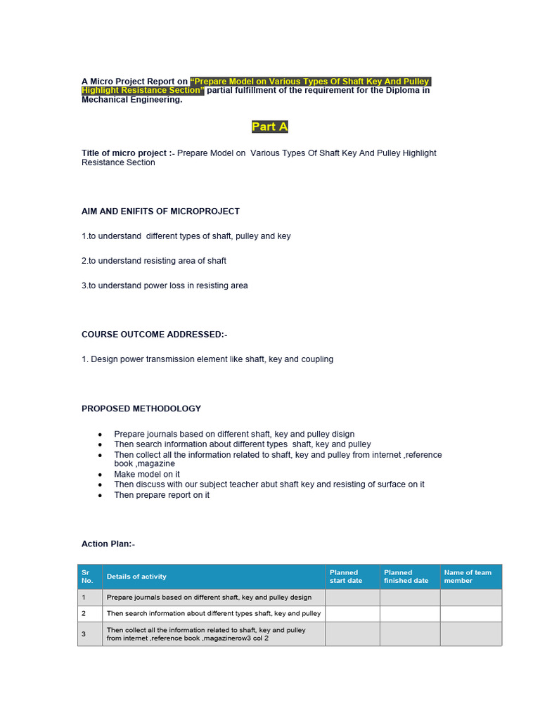 Pranav Emd New Microproject | PDF | Strength Of Materials | Stress (Mechanics)