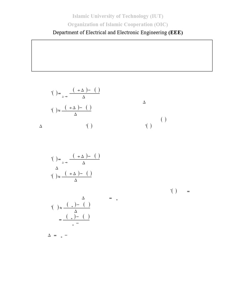 Lab 06 | PDF | Finite Difference | Mathematical Analysis
