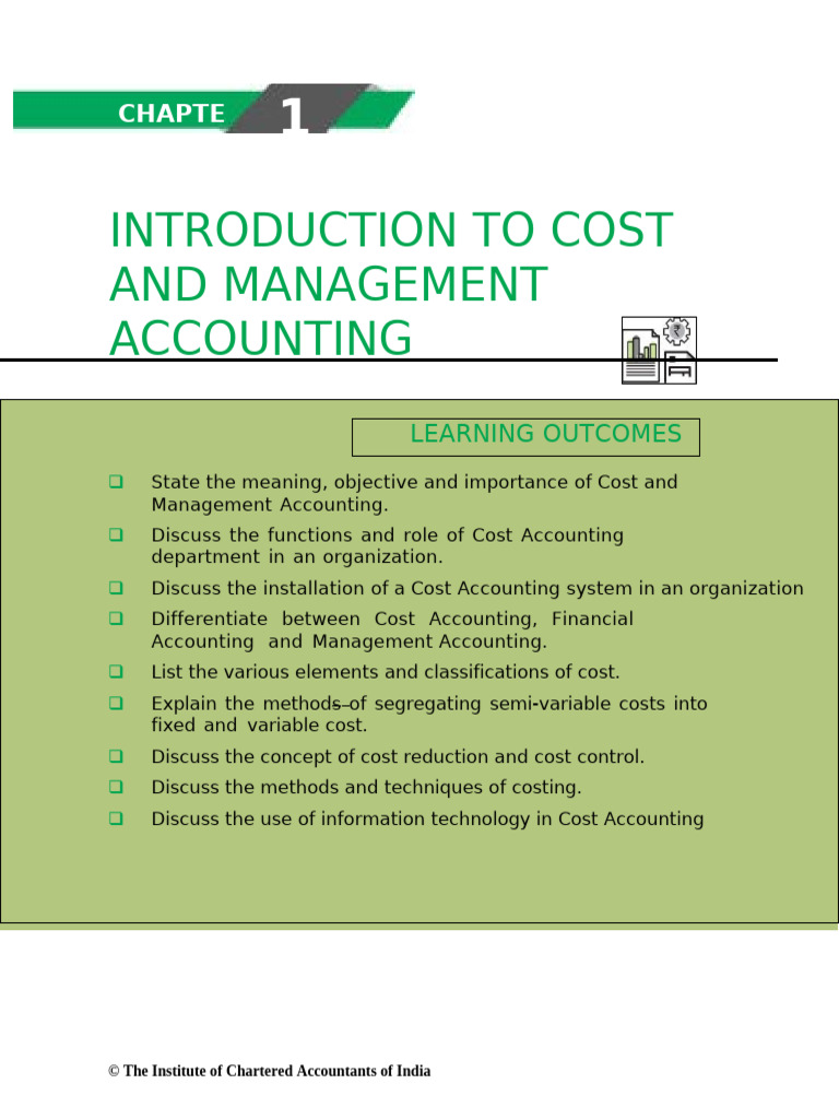 Introduction To Cost Management Accounting | PDF | Management ...