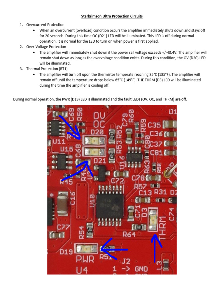 Amplifier Protection Circuit Overview | PDF