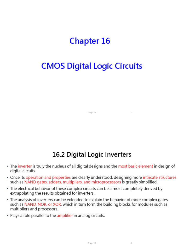 CMOS Inverter Voltage-Transfer Analysis | PDF | Logic Gate | Cmos
