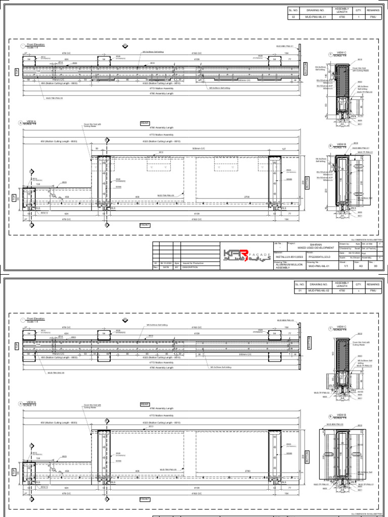 Aluminium Mullion Assembly | PDF