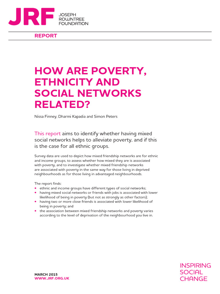 poverty-ethnicity-social-networks-full_1 | PDF | Poverty | Poverty ...