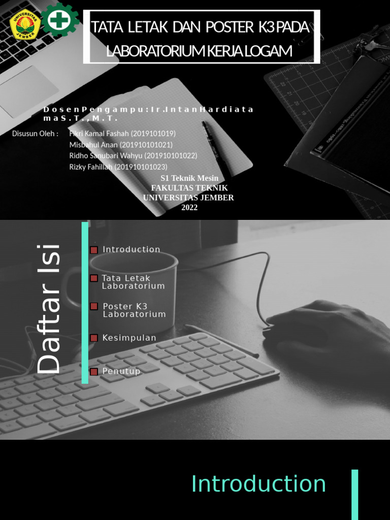 Monochrome Work Desk Design Proposal Presentation | PDF