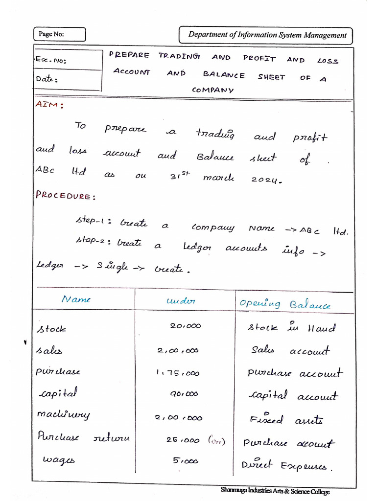 Final Accounts PDF | PDF