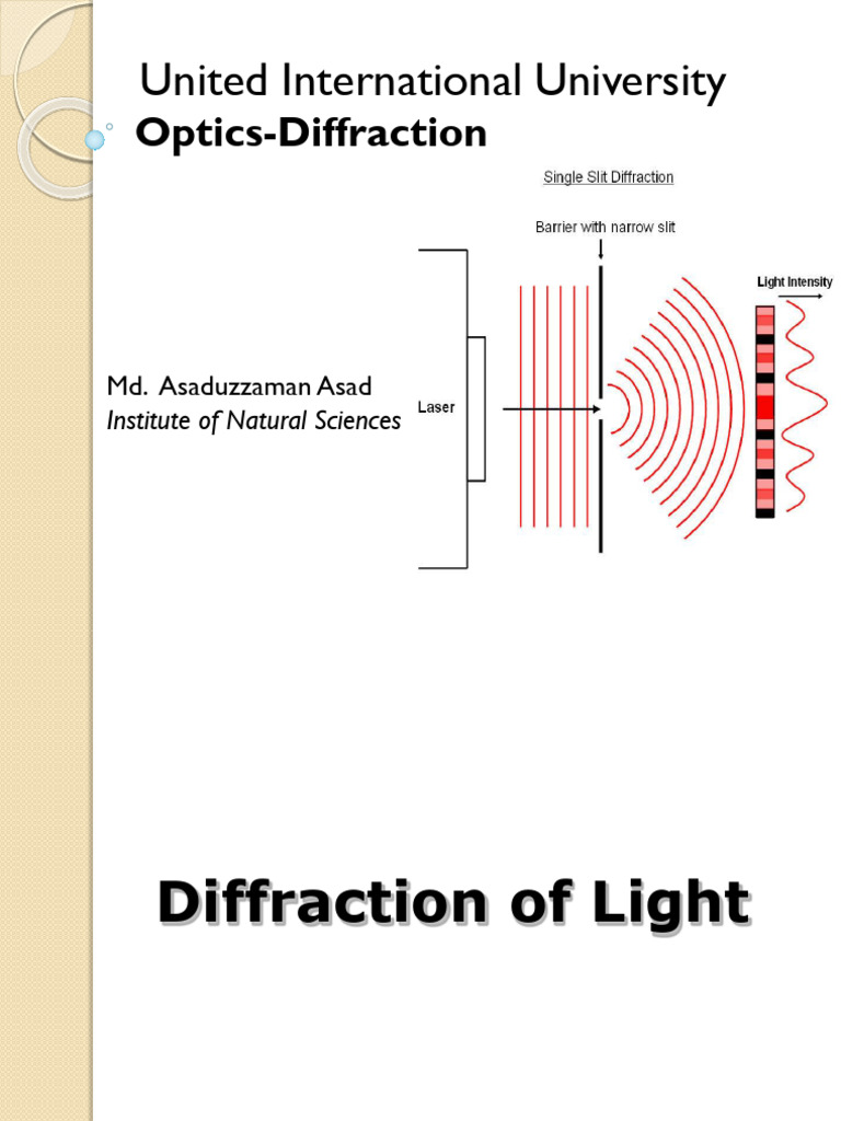(Optics_Diffraction) | PDF | Diffraction | Atomic