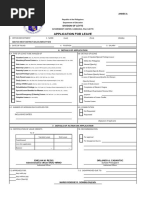 LEAVE-FORM Deped | PDF