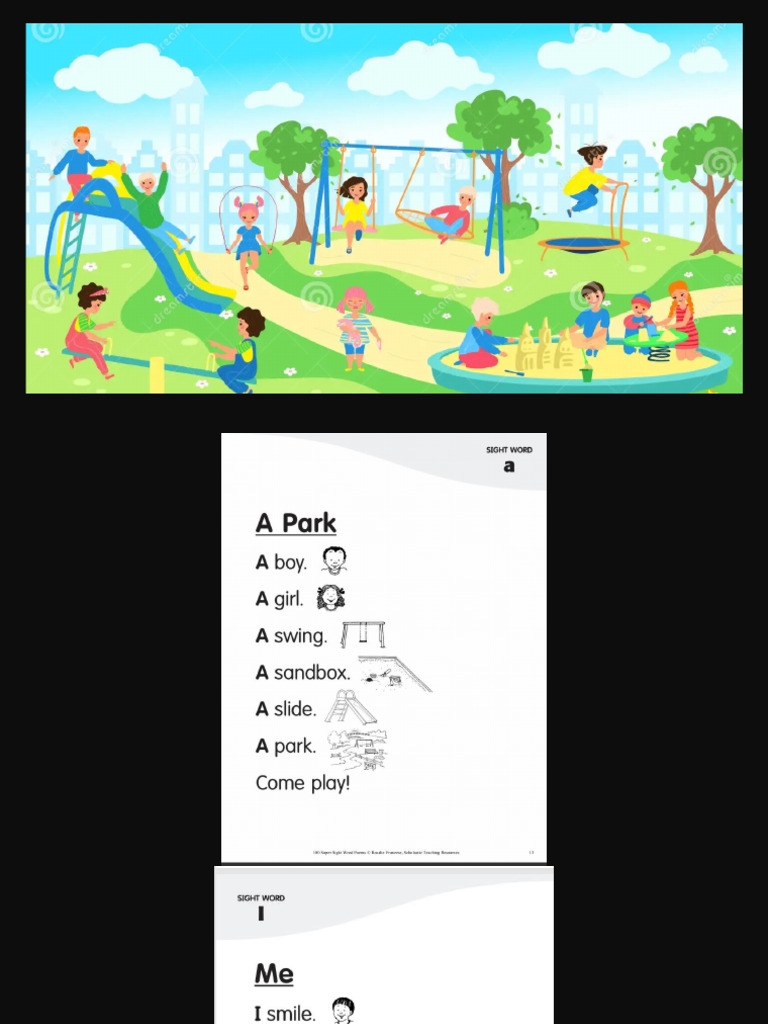 Sight Vocabulary and Picture Talk Week One | PDF