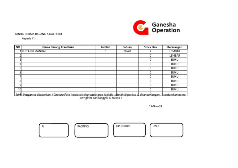 Form Permintaan | PDF