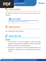 Lesson 2 - Visualizing Numbers Up To 10,000 | PDF | Communication ...