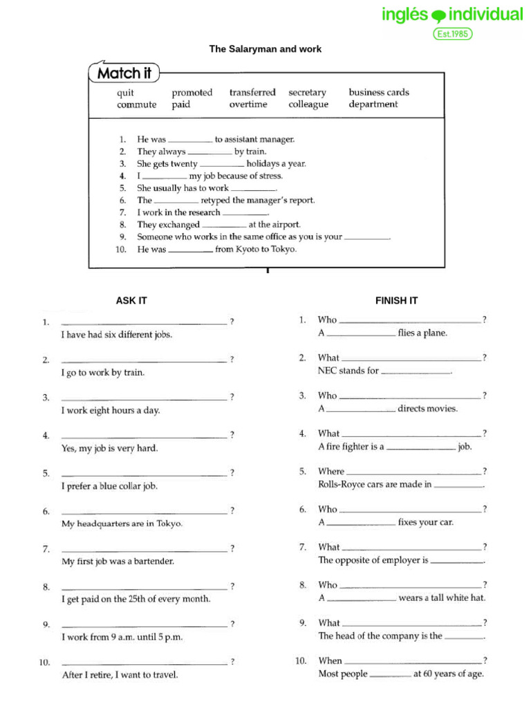 Work - Beginners | PDF