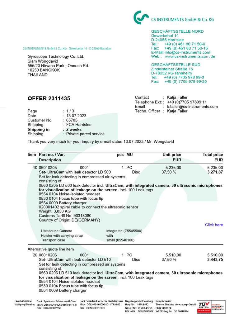 Gyroscopetech 2311435 LD500 UltraCam | PDF | Personal Computers ...